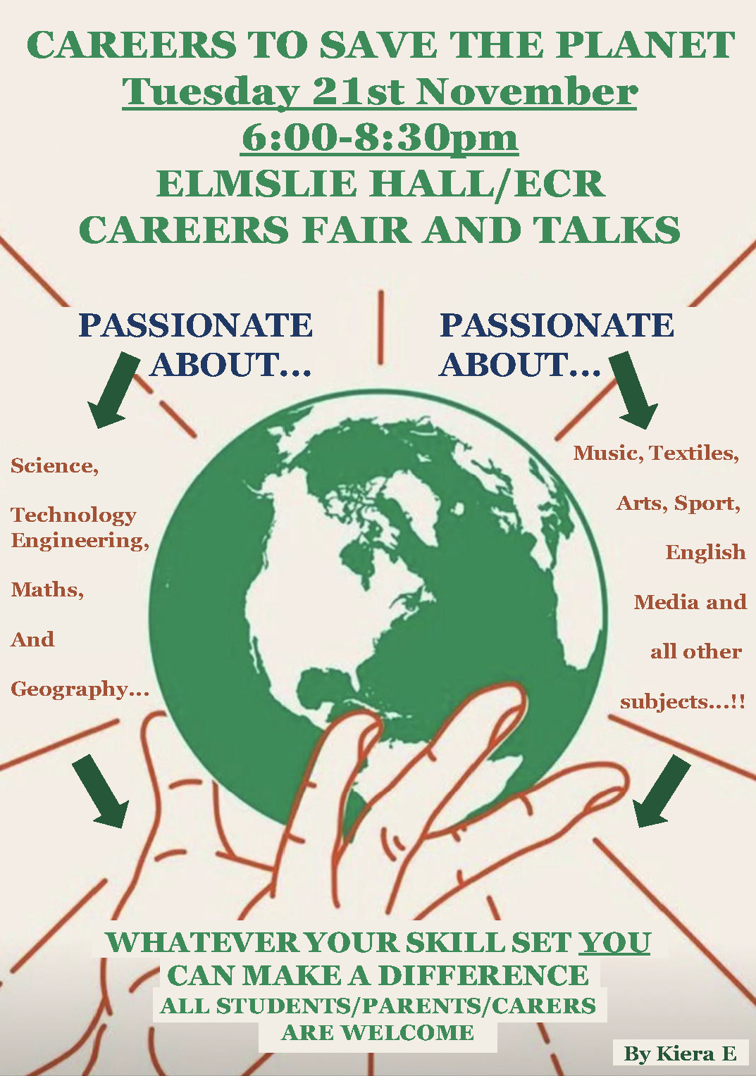 Careers to Save the Planet poster | George Abbot School